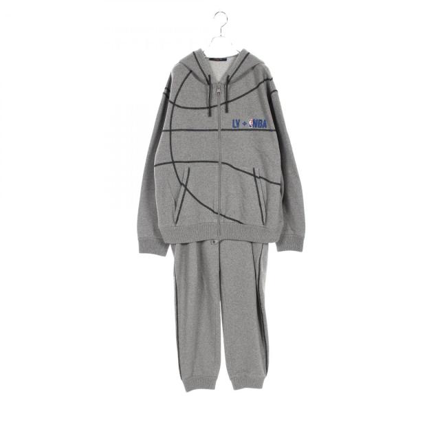 ルイ・ヴィトン LOUIS VUITTON LOUIS VUITTON × NBA セットアップ 衣料品 ウール コットン カシミヤ メンズ グレー系 RM211M ZMG HKY03W RM211M ZMG HKY04W 【中古】