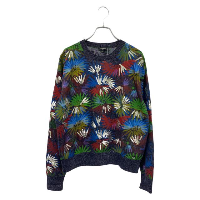 シャネル CHANEL ニット ニット 衣料品 トップス ポリエステル メンズ マルチカラー 【中古】