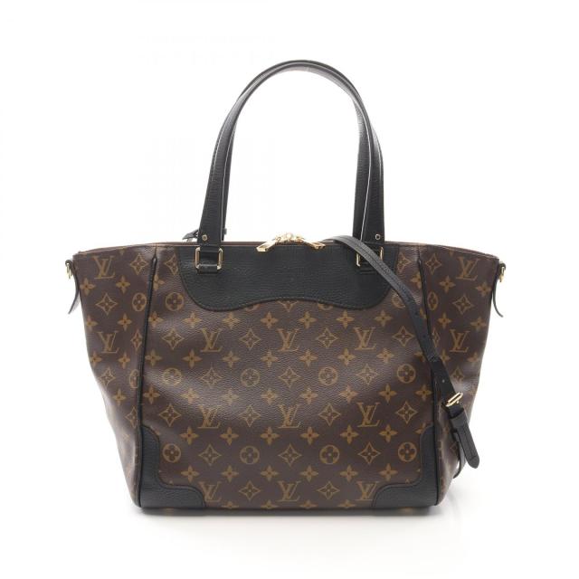 ルイ・ヴィトン LOUIS VUITTON エストレーラ トートバッグ バッグ PVCコーティングキャンバス レザー モノグラム レディース ブラウン系 / ブラック系 M51192 【中古】