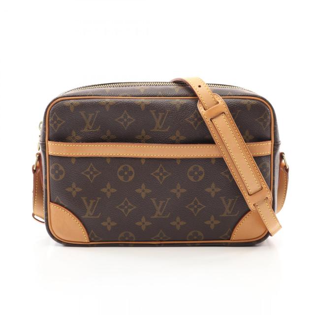 ルイ・ヴィトン LOUIS VUITTON トロカデロ27 ショルダーバッグ バッグ PVCコーティングキャンバス レザー モノグラム レディース ブラウン系 M51274 【中古】