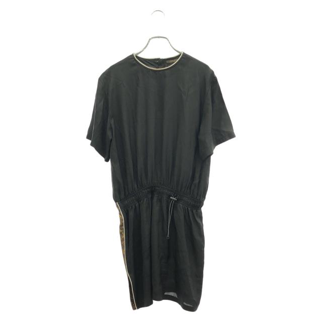 ルイ・ヴィトン LOUIS VUITTON ワンピース ワンピース 衣料品 トップス シルク レディース ブラック系 【中古】