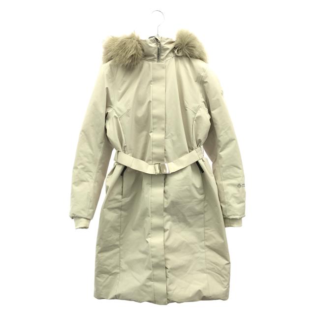 ザ・ノースフェイス THE NORTH FACE ダウンコート ダウンジャケット 衣料品 アウター ポリエステル レディース アイボリー系 【中古】