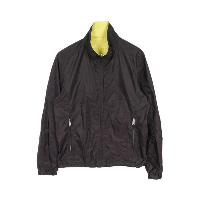 プラダ PRADA ブルゾン 衣料品 アウター ナイロン メンズ ブラック系 / イエロー系 【中古】