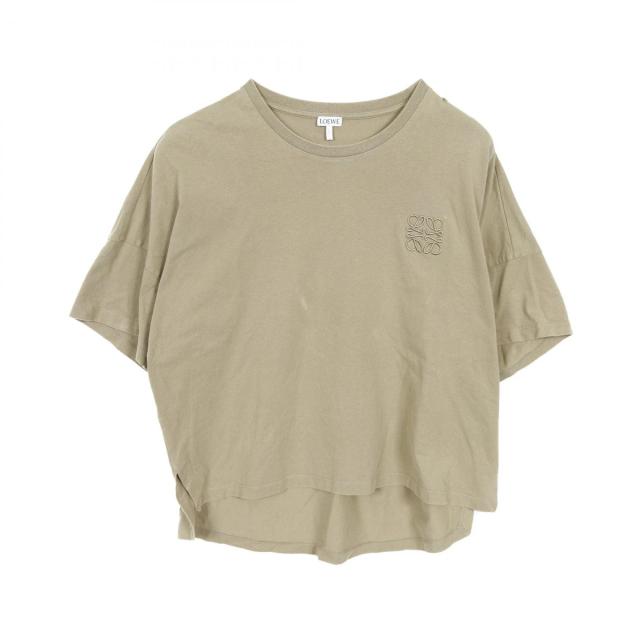 ロエベ LOEWE アナグラム カットソー 衣料品 トップス コットン レディース カーキ系 S359341XA4 【中古】