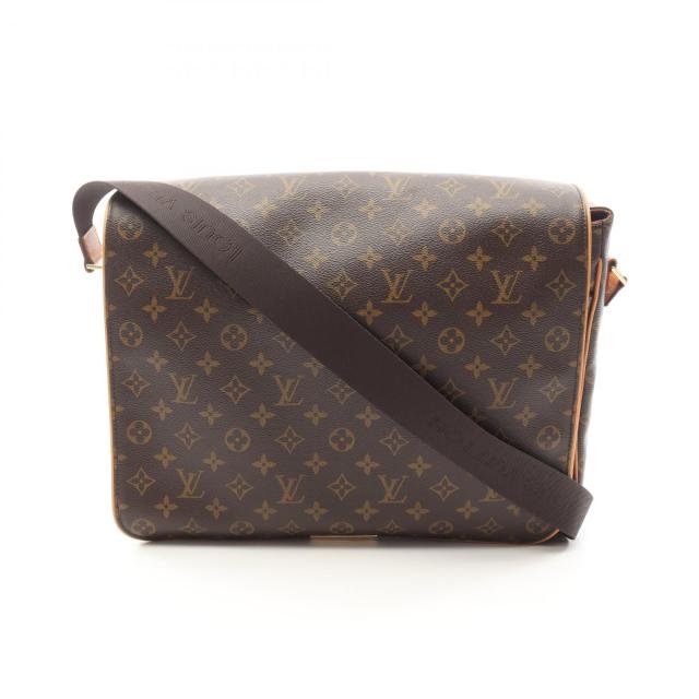 ルイ・ヴィトン LOUIS VUITTON アベス ショルダーバッグ バッグ PVCコーティングキャンバス レザー モノグラム メンズ レディース ブラウン系 M45257 【中古】