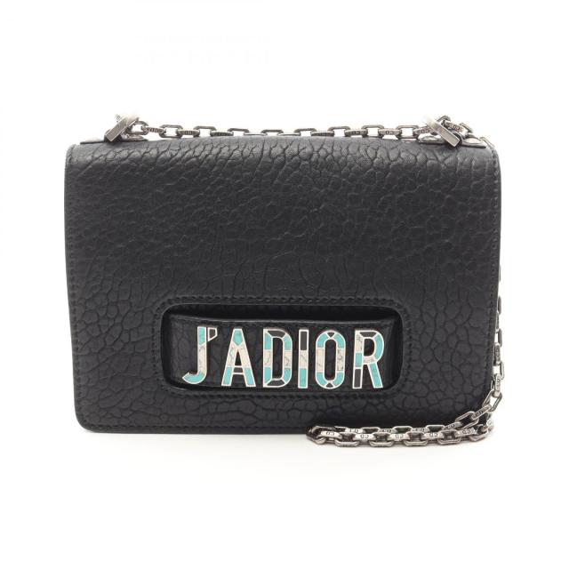 ディオール Dior ジャディオール モザイクロゴ ショルダーバッグ バッグ レザー レディース ブラック系 M9000 VQAM 【中古】