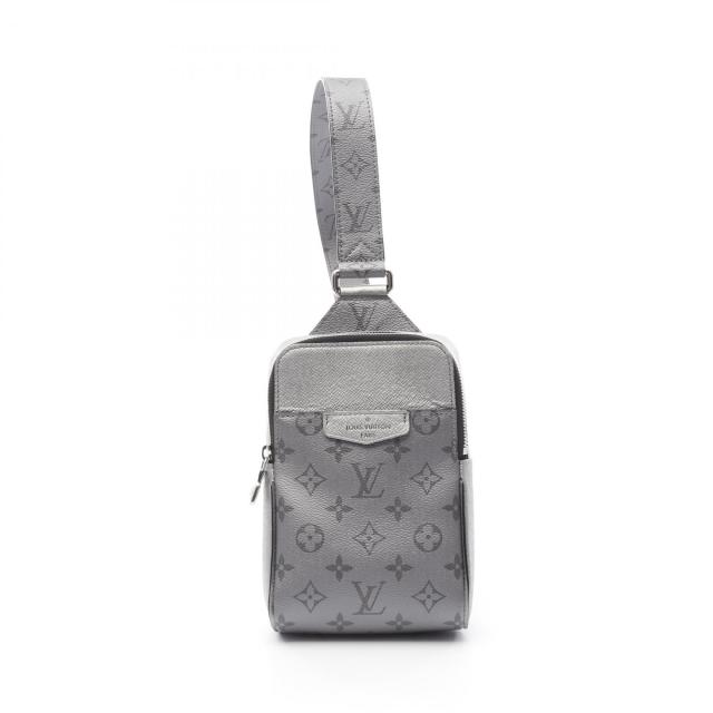 ルイ・ヴィトン LOUIS VUITTON アウトドア スリングバッグ タイガラマ ウエストバッグ ボディバッグ バッグ PVCコーティングキャンバス レザー メンズ シルバー系 M30833 【中古】