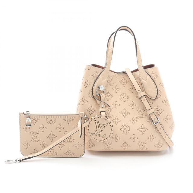 ルイ・ヴィトン LOUIS VUITTON ブロッサムPM マヒナ ハンドバッグ バッグ レザー レディース ベージュ系 M21909 【中古】