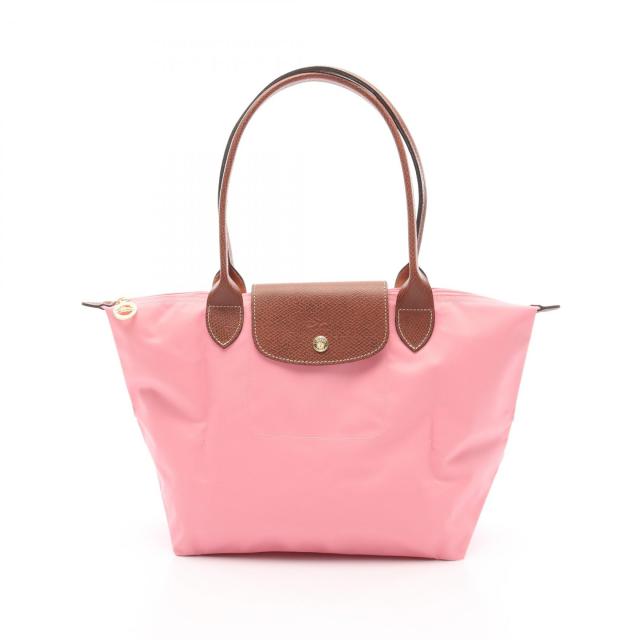 ロンシャン Longchamp LE PLIAGE ORIGINAL M ル プリアージュ オリジナル M トートバッグ バッグ ナイロン レザー レディース ピンク系 / ブラウン系 L2605089P92 【新品】