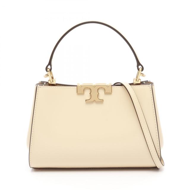 トリーバーチ Tory Burch MINI ELEANOR SATCHEL ミニ エレノア サッチェル ハンドバッグ バッグ レザー レディース ベージュ系 161946700 【新品】
