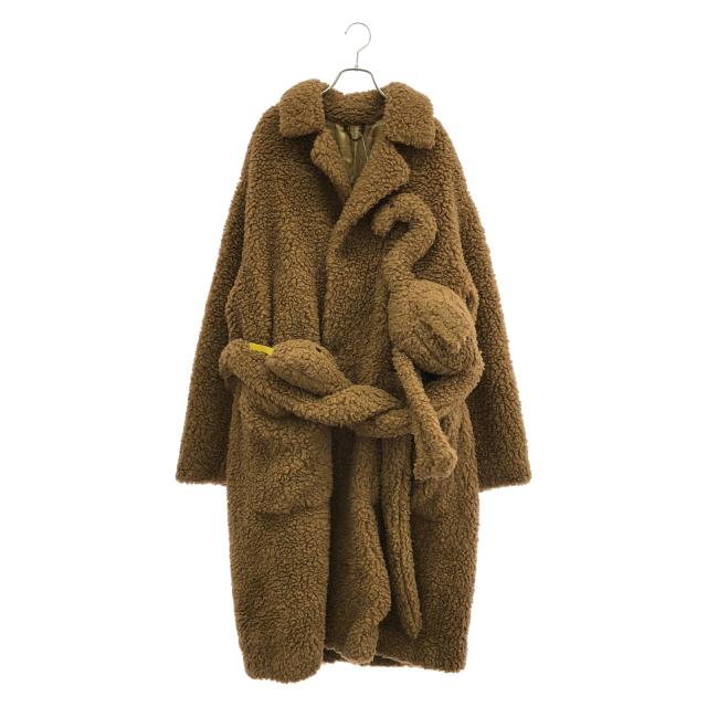 ルイ・ヴィトン LOUIS VUITTON コート 衣料品 アウター シルク キャメル レディース ブラウン系 HKC90WAG2 【中古】