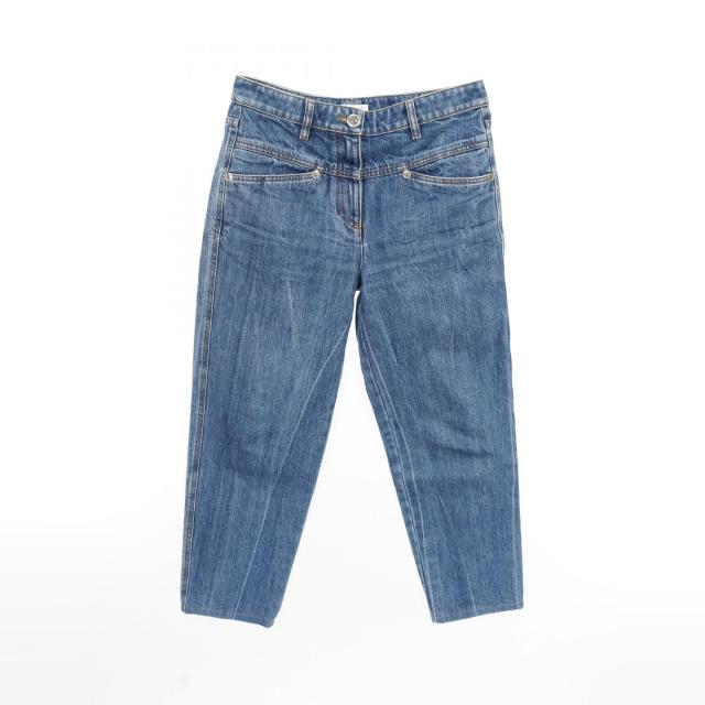 シャネル CHANEL ココマーク デニムパンツ 衣料品 ボトムス コットン レディース ブルー系 P61138V46823 【中古】