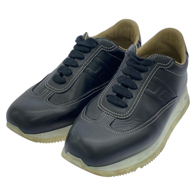 エルメス HERMES スニーカー スニーカー 靴 レザー レディース ブラック系 【中古】
