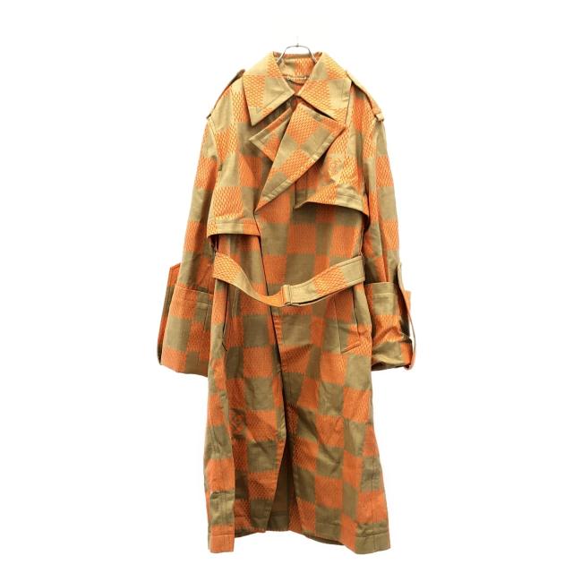 ルイ・ヴィトン LOUIS VUITTON コート 衣料品 アウター ナイロン メンズ オレンジ系 【中古】