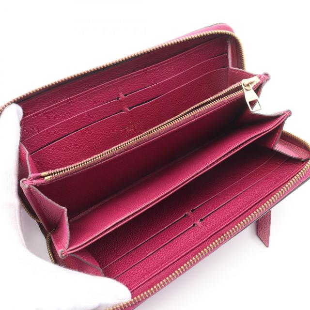 ルイ・ヴィトン LOUIS VUITTON ジッピーウォレット ラウンド長財布 財布 レザー モノグラム・アンプラント レディース ピンク系 M60549 【中古】 ルイ・ヴィトン LOUIS VUITTON ジッピーウォレット ラウンド長財布