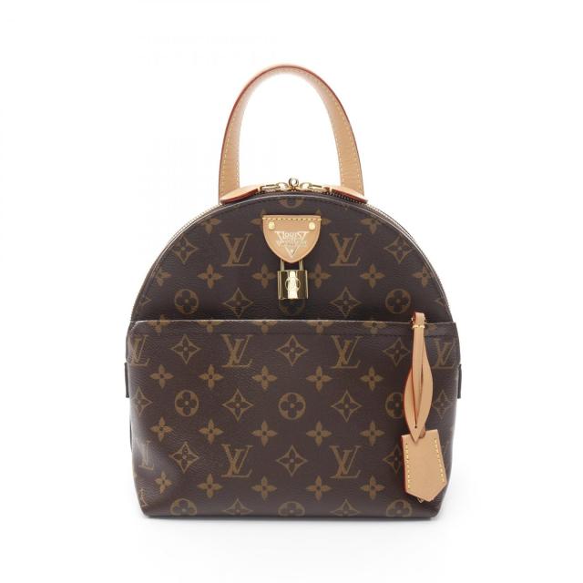 ルイ・ヴィトン LOUIS VUITTON ムーン バックパック モノグラム リュックサック バックパック バッグ PVCコーティングキャンバス レザー レディース ブラウン系 M44944 【中古】