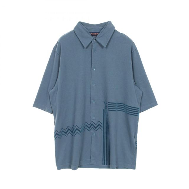 ルイ・ヴィトン LOUIS VUITTON カラコラムフロック 衣料品 トップス コットン メンズ グリーン系 RM222V NPL HNS01W 【中古】