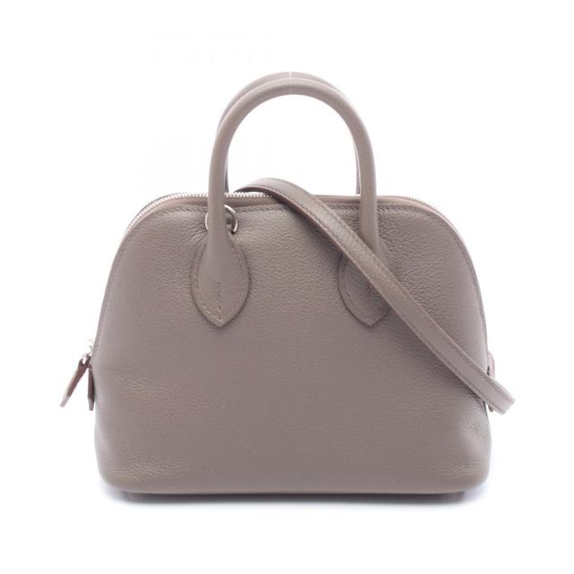 エルメス HERMES ボリード1923 ミニ ヴェルソ ハンドバッグ バッグ レザー エバーカラー エバーカラー レディース グレー系 【中古】