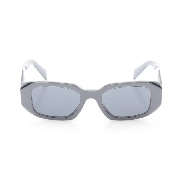 プラダ PRADA シンボル サングラス 衣料品 プラスチック レディース ブラック系 / グレー系 【中古】