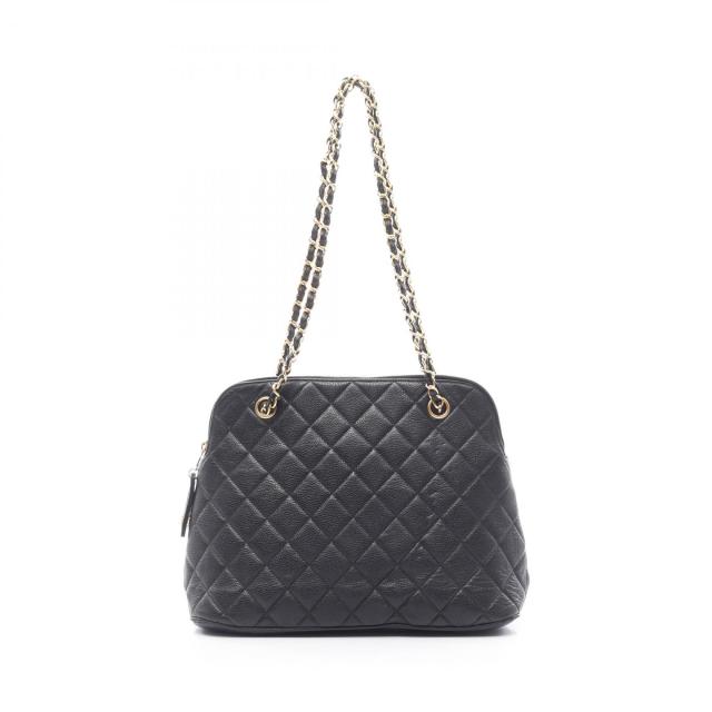 シャネル CHANEL マトラッセ ショルダーバッグ バッグ カーフ（牛革） レディース ブラック系 【中古】