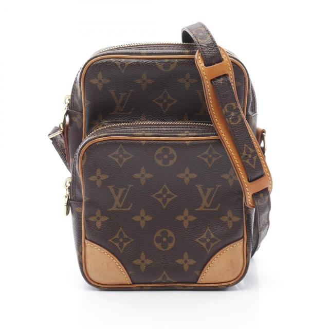 ルイ・ヴィトン LOUIS VUITTON アマゾン モノグラム ショルダーバッグ バッグ PVCコーティングキャンバス レザー レディース ブラウン系 M45236 【中古】