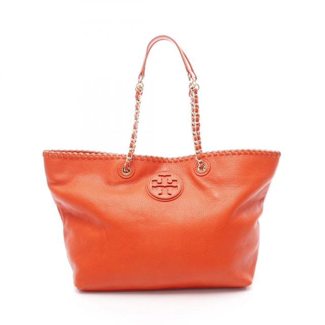 トリーバーチ Tory Burch MARION SMALL E/W TOTE トートバッグ バッグ レザー レディース レッド系 【中古】