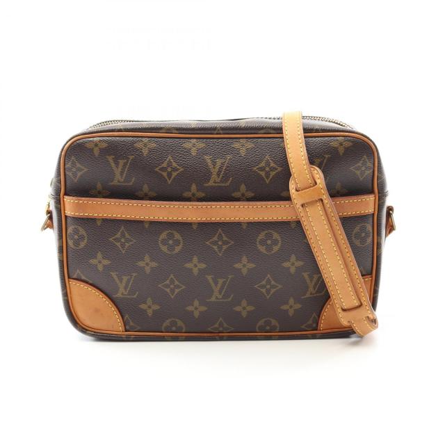 ルイ・ヴィトン LOUIS VUITTON トロカデロ27 モノグラム ショルダーバッグ バッグ PVCコーティングキャンバス レザー レディース ブラウン系 M51274 【中古】