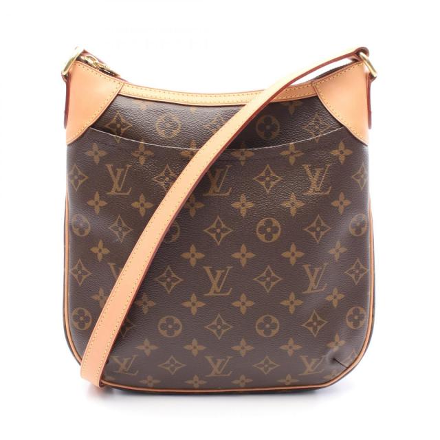 ルイ・ヴィトン LOUIS VUITTON オデオンPM モノグラム ショルダーバッグ バッグ PVCコーティングキャンバス レザー レディース ブラウン系 M56390 【中古】