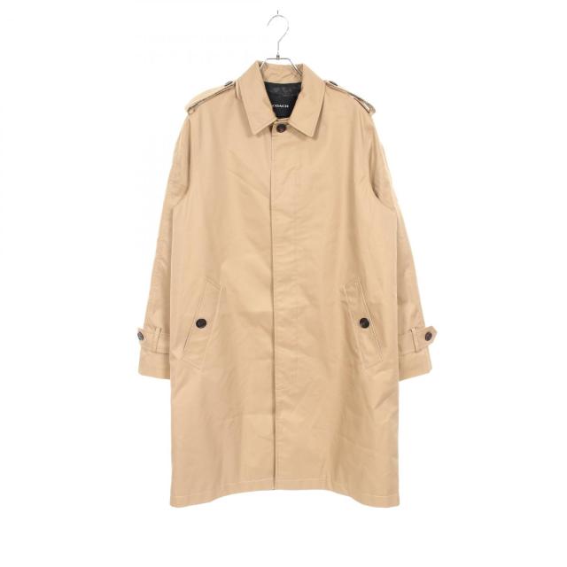 コーチ COACH マック 衣料品 アウター レザー コットン / ポリエステル メンズ ベージュ系 【中古】