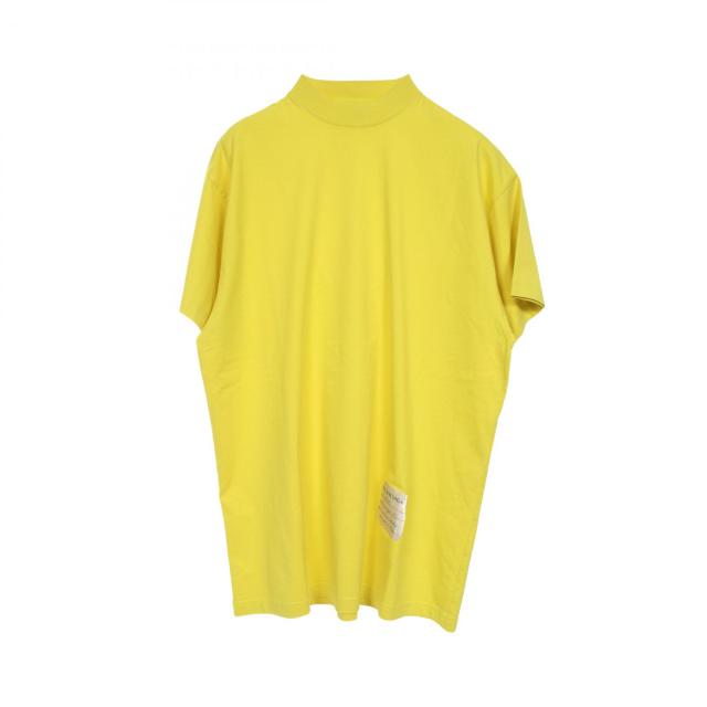 バレンシアガ BALENCIAGA SAMPLE STICKER カットソー 衣料品 トップス コットン メンズ レディース イエロー系 739028 【中古】