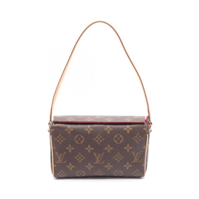 ルイ・ヴィトン LOUIS VUITTON レシタル ハンドバッグ バッグ PVCコーティングキャンバス レザー モノグラム レディース ブラウン系 M51900 【中古】