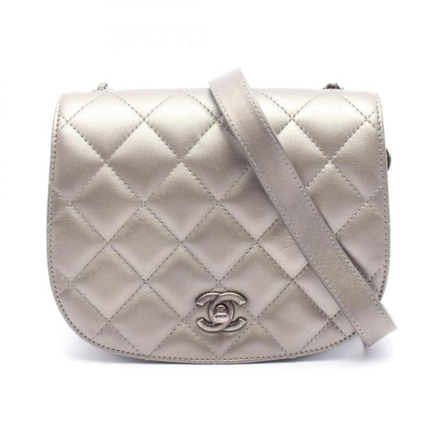 シャネル CHANEL ショルダーバッグ バッグ レザー レディース ゴールド系 AP2344 【中古】