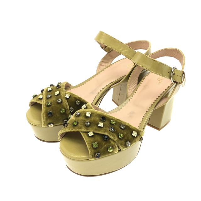 レッドヴァレンティノ RED VALENTINO サンダル サンダル 靴 レディース イエロー系 【中古】