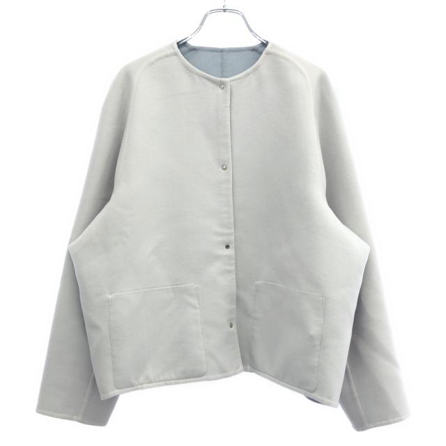 エルメス HERMES ジャケット 衣料品 アウター カシミヤ レディース グレー系 66-7250 【中古】