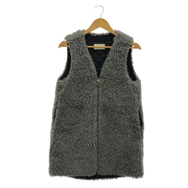 ザリラクスザリアルマッコイズ THE RERACS 21FW-RECT-134L-UASP ボア ベスト グレー ベスト 衣料品 トップス ウール メンズ レディース グレー系 【中古】