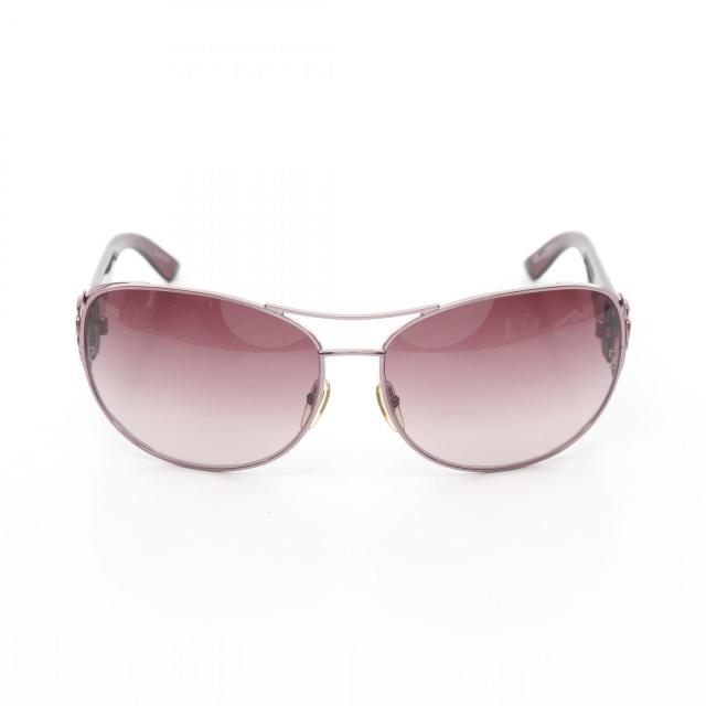 グッチ GUCCI クレスト サングラス 衣料品 プラスチック / メタル レディース ボルドー系 GG2835/K/S 【中古】