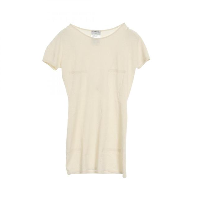 シャネル CHANEL ココマーク ニット 衣料品 トップス レーヨン レディース ホワイト系 P21350V01291 【中古】