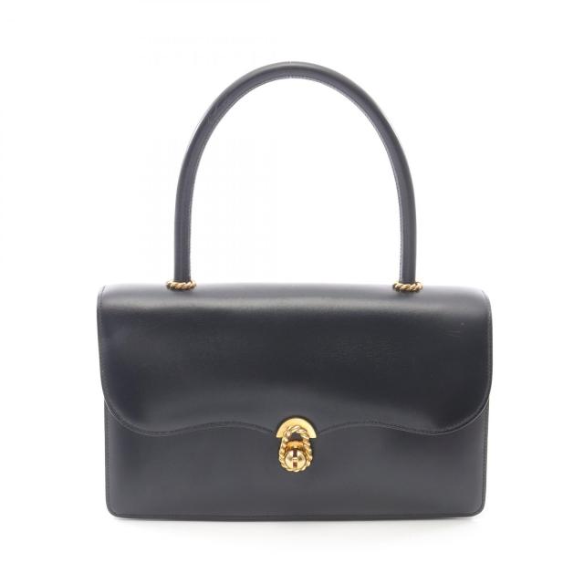 エルメス HERMES エスカル ハンドバッグ バッグ カーフ（牛革） ボックスカーフ レディース ブラック系 【中古】