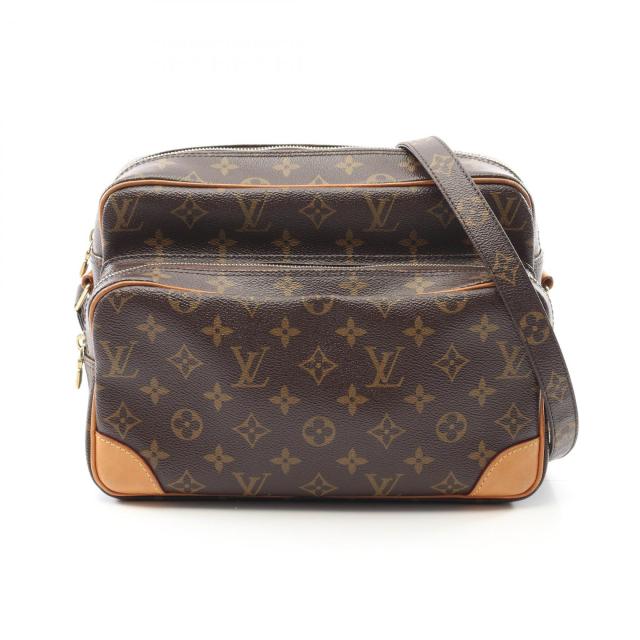 ルイ・ヴィトン LOUIS VUITTON ナイル ショルダーバッグ バッグ PVCコーティングキャンバス レザー モノグラム レディース ブラウン系 M45244 【中古】