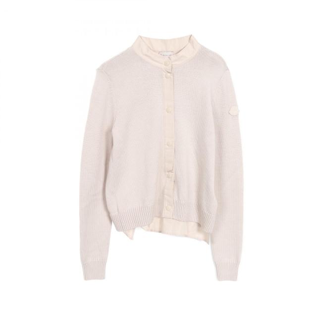 モンクレール MONCLER CARDIGAN TRICOT 衣料品 アウター ウール レディース ピンク系 9B00007 【中古】