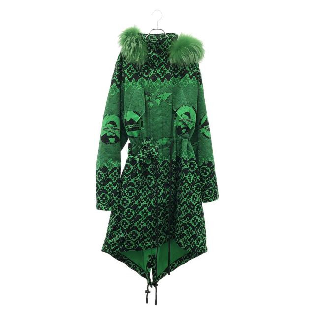 ルイ・ヴィトン LOUIS VUITTON コート 衣料品 アウター コットン メンズ グリーン系 【中古】