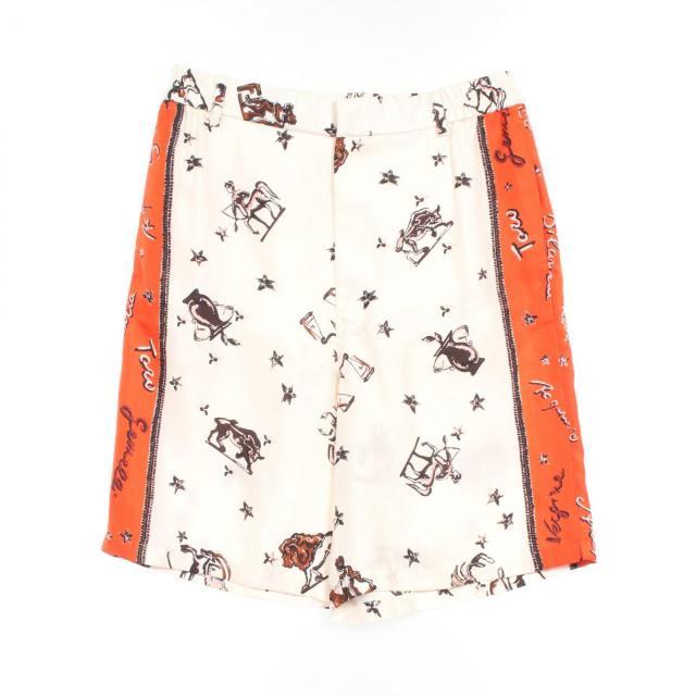 フェンディ FENDI Fendi Astrology フェンディ アストロロジー パンツ 衣料品 ボトムス シルク メンズ ホワイト系 / レッド系 / マルチカラー 【中古】