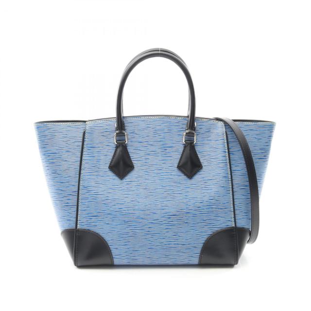 ルイ・ヴィトン LOUIS VUITTON フェニックスMM トートバッグ バッグ レザー エピデニム エピ レディース ブルー系 / ブラック系 M56025 【中古】