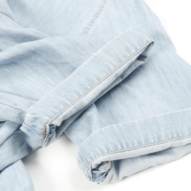 ヴェルサーチ VERSACE デニム 衣料品 トップス コットン メンズ ブルー