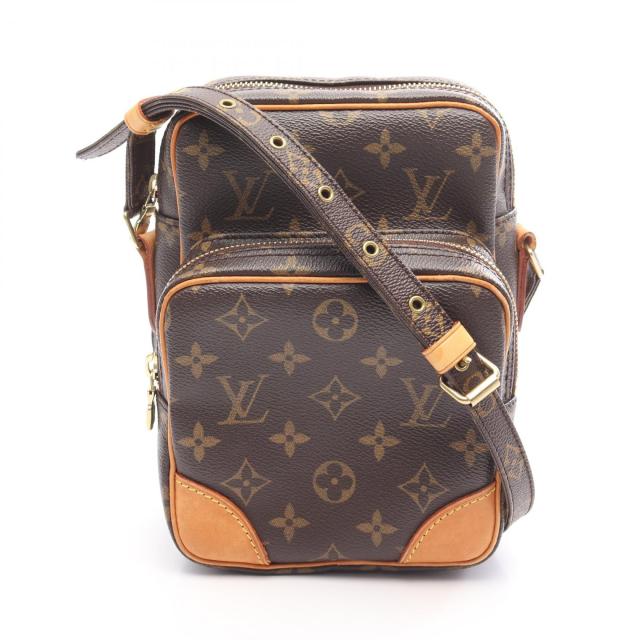 ルイ・ヴィトン LOUIS VUITTON アマゾン モノグラム ショルダーバッグ バッグ PVCコーティングキャンバス レザー レディース ブラウン系 M45236 【中古】