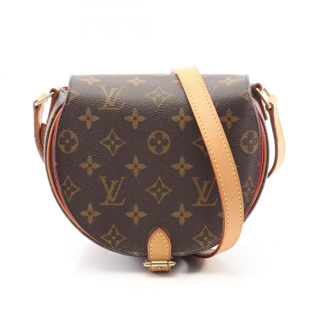 ルイ・ヴィトン LOUIS VUITTON タンブラン モノグラム ショルダーバッグ バッグ PVCコーティングキャンバス レザー レディース ブラウン系 M51179 【中古】