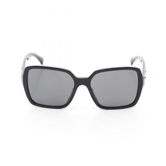 シャネル CHANEL ロゴ サングラス 衣料品 プラスチック レディース ブラック系 【中古】