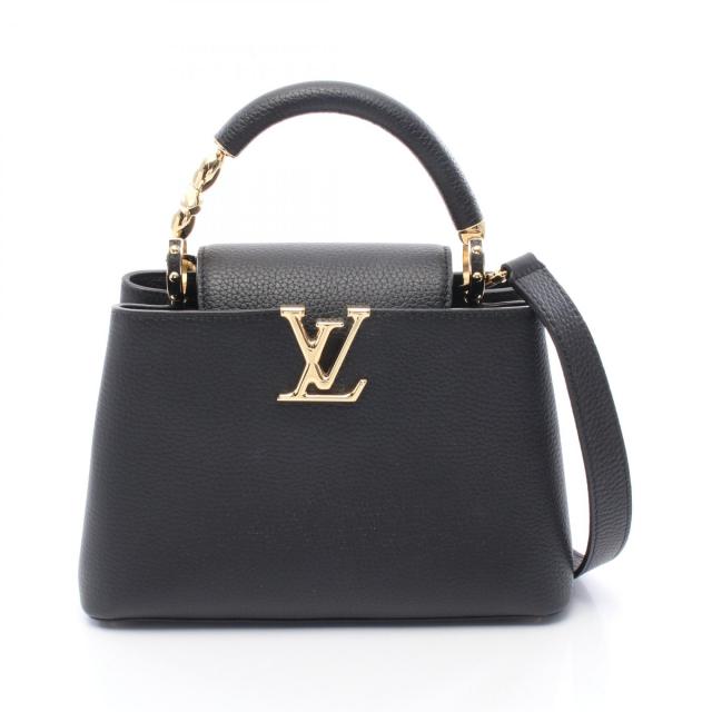 ルイ・ヴィトン LOUIS VUITTON カプシーヌBB ハンドバッグ バッグ レザー パルナセア レディース ブラック系 M24698 【中古】