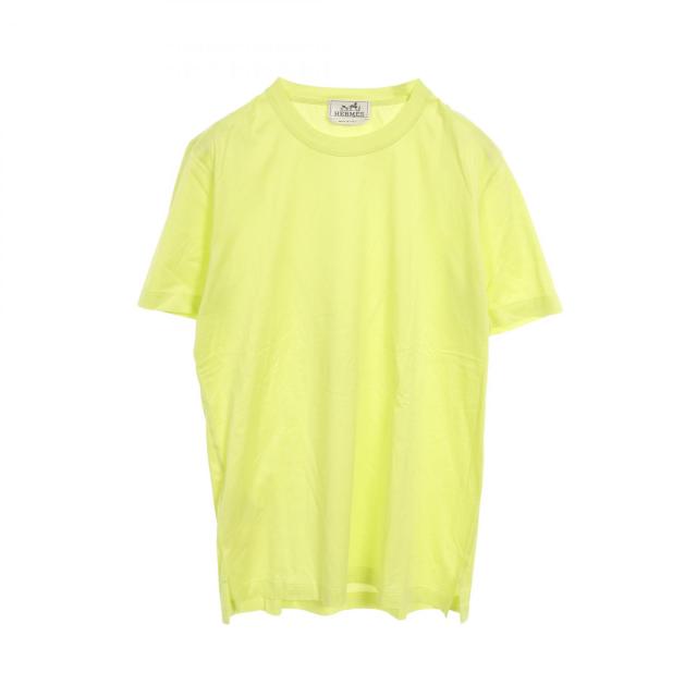 エルメス HERMES Hショルダー カットソー 衣料品 トップス コットン メンズ グリーン系 【中古】
