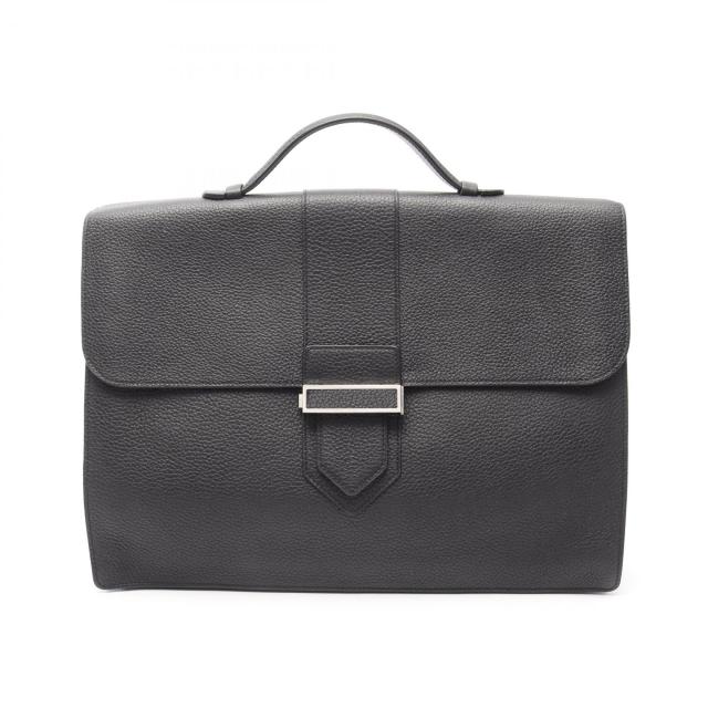 デルヴォー Delvaux ビジネスバッグ バッグ レザー メンズ ブラック系 【中古】